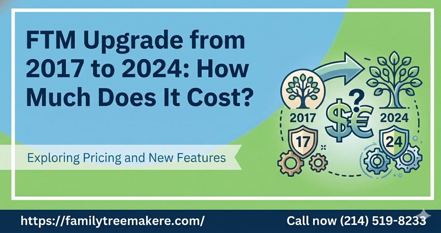 FTM Upgrade from 2017 to 2024: How Much Does It Cost? - Family Tree Maker